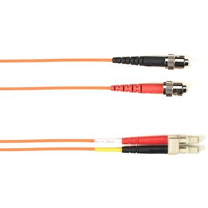 Black Box Fiber Optic Duplex Patch Network Cable FOLZH62-002M-STLC-OR ...
